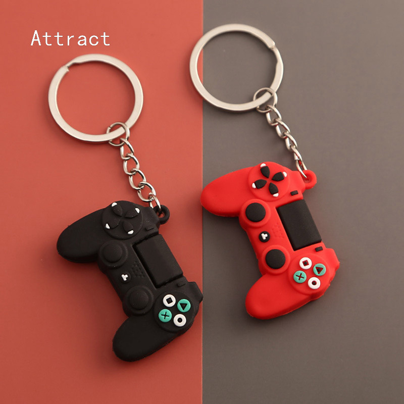 Pvc Soft Glue Game Controller PlayStation PS4 พวงกุญแจวิดีโอเกม Gamer ...