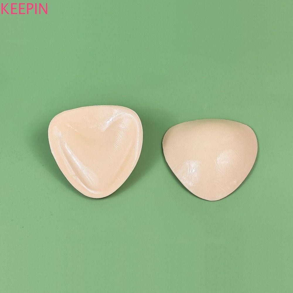 Keepin ฟองน้ํา Bra Pads, ซิลิโคนสามเหลี่ยม Push Up Padding, หนา ...