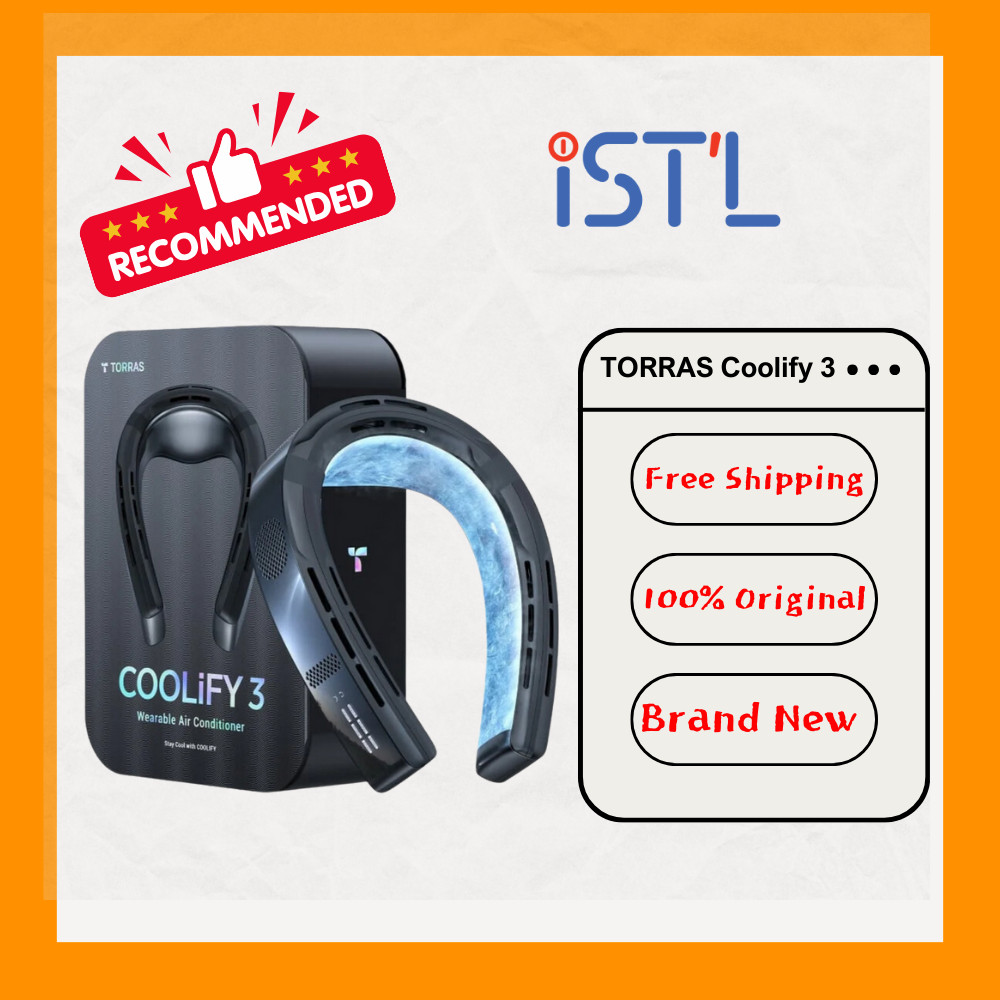 TORRAS Coolify 3 Wearable Neck Air Conditioner | Shopee Thailand
