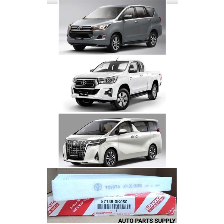 Cabin AIR COND FILTER TOYOTA HILUX REVO ROGUE GUN125 INNOVA FORTUNER VELLFIRE GGH30 ALPHARD ...