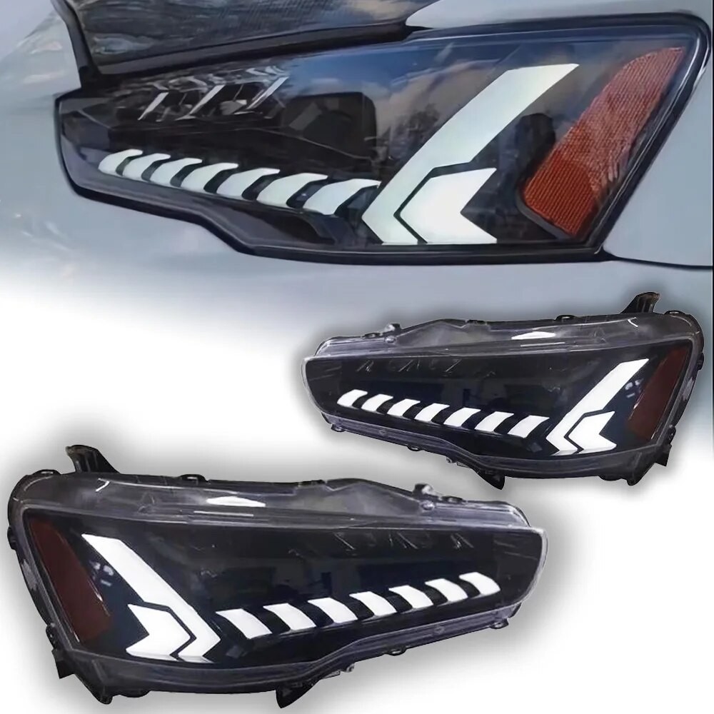 Car Styling Headlights for Mitsubishi Lancer LED Headlight 2008-2019 ...