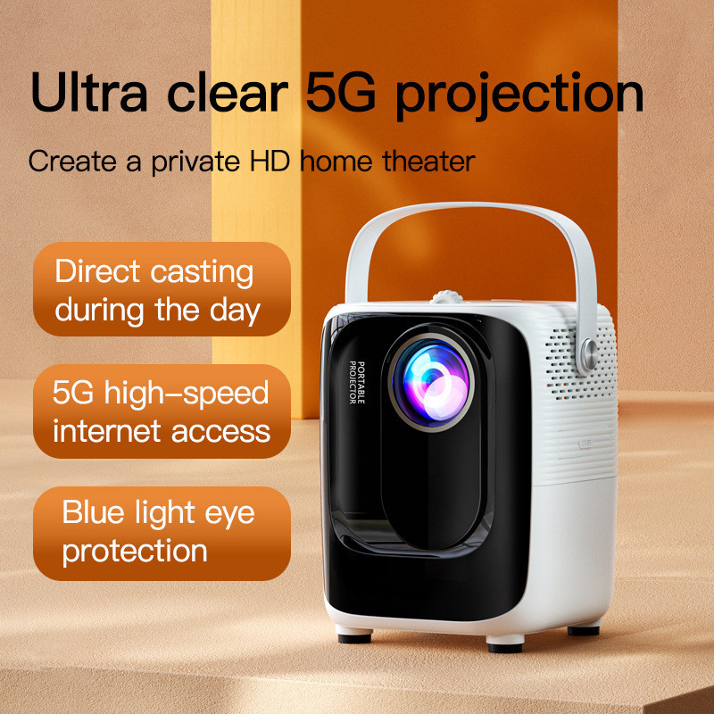คมชัด MONOZ Projector S10 มินิโปรเจคเตอร์โฮมเธียเตอร์ Android Smart TV ...