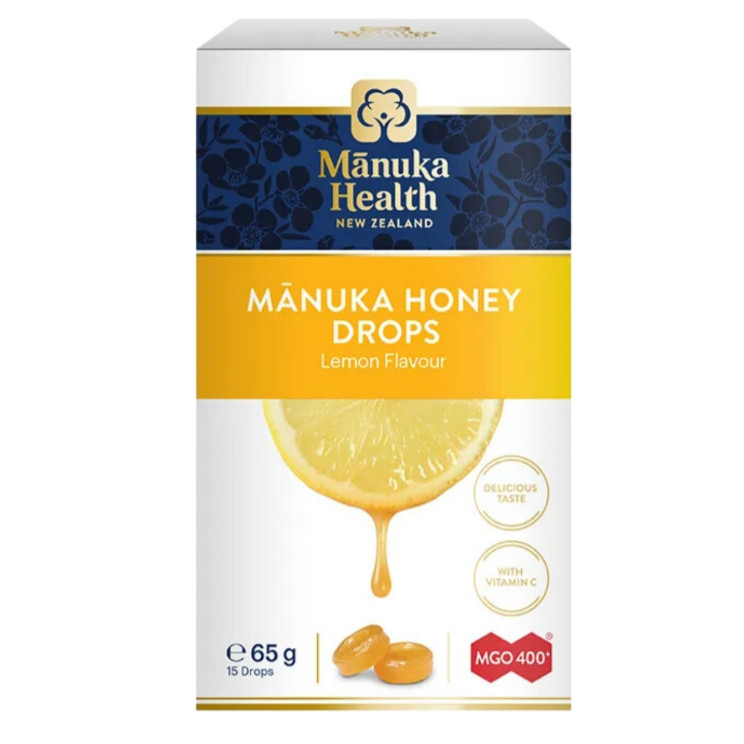 Manuka Health Manuka Honey Drops with Lemon Flavour MGO400+15s (หมดอายุ ...