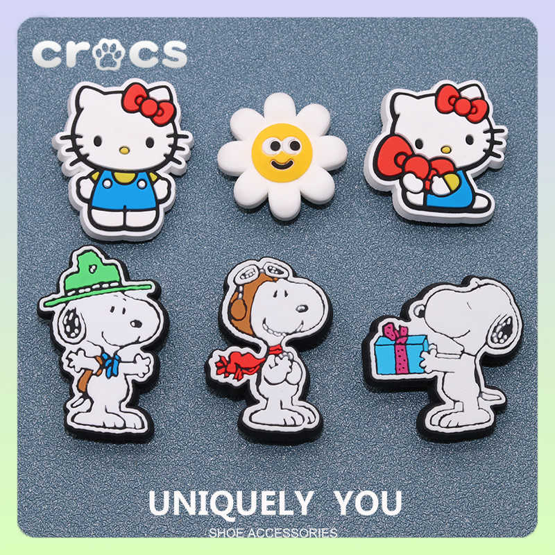 jibbitz crocs hello kitty snoopy jibbitz set jibbitz crocs เกาหลี crocs ...