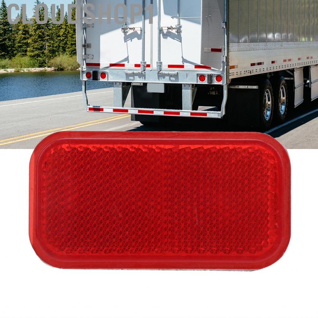 Cloudshop1 Reflector Night Safety Body Body Red Trim Panel Rectangle ...