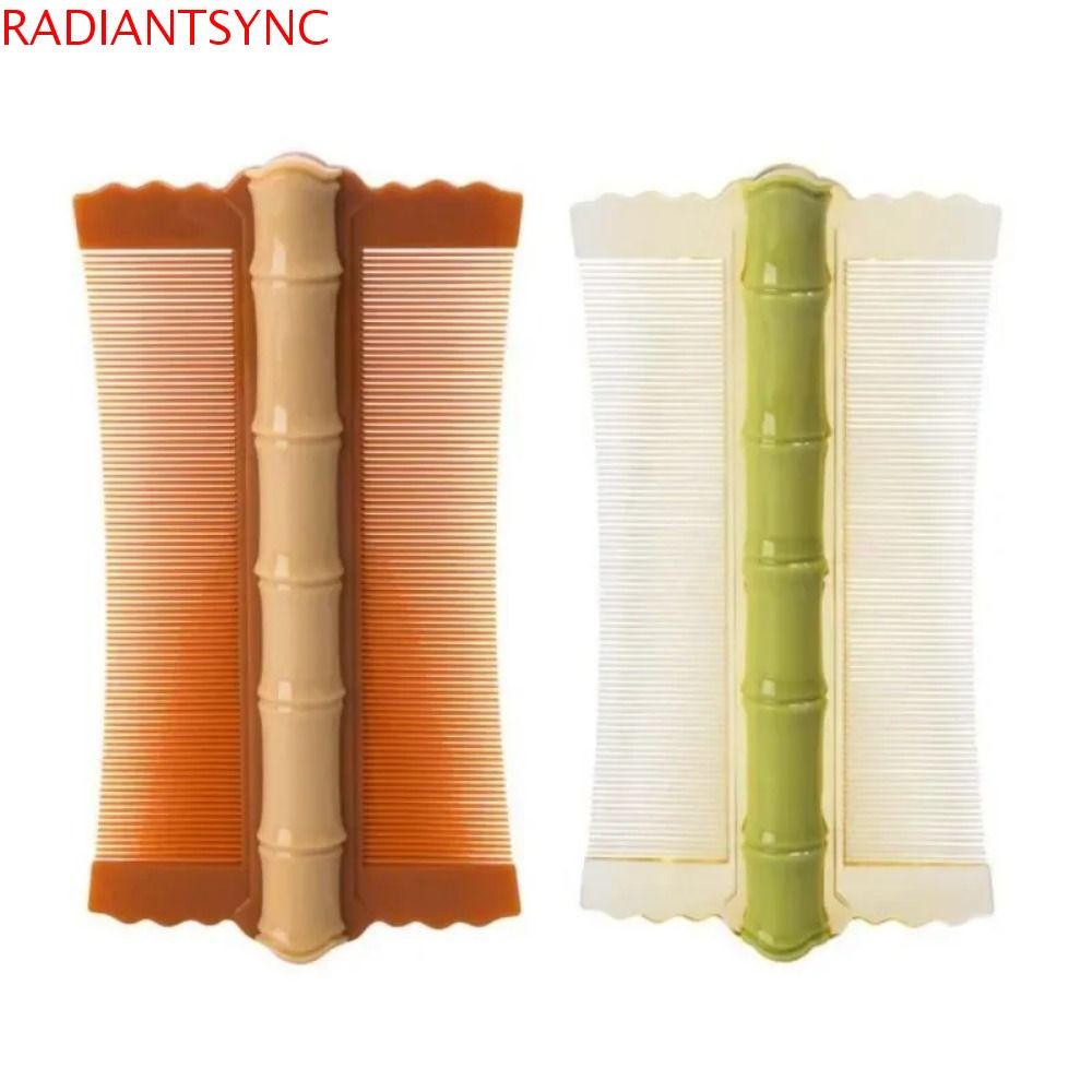 หวีเข้ารหัส RADIANTSYNC กําจัดหมัดฟันหนาแน่นพิเศษมืออาชีพสองด้าน Ultra-Dense ลบรังแคเครื่องมือ ...