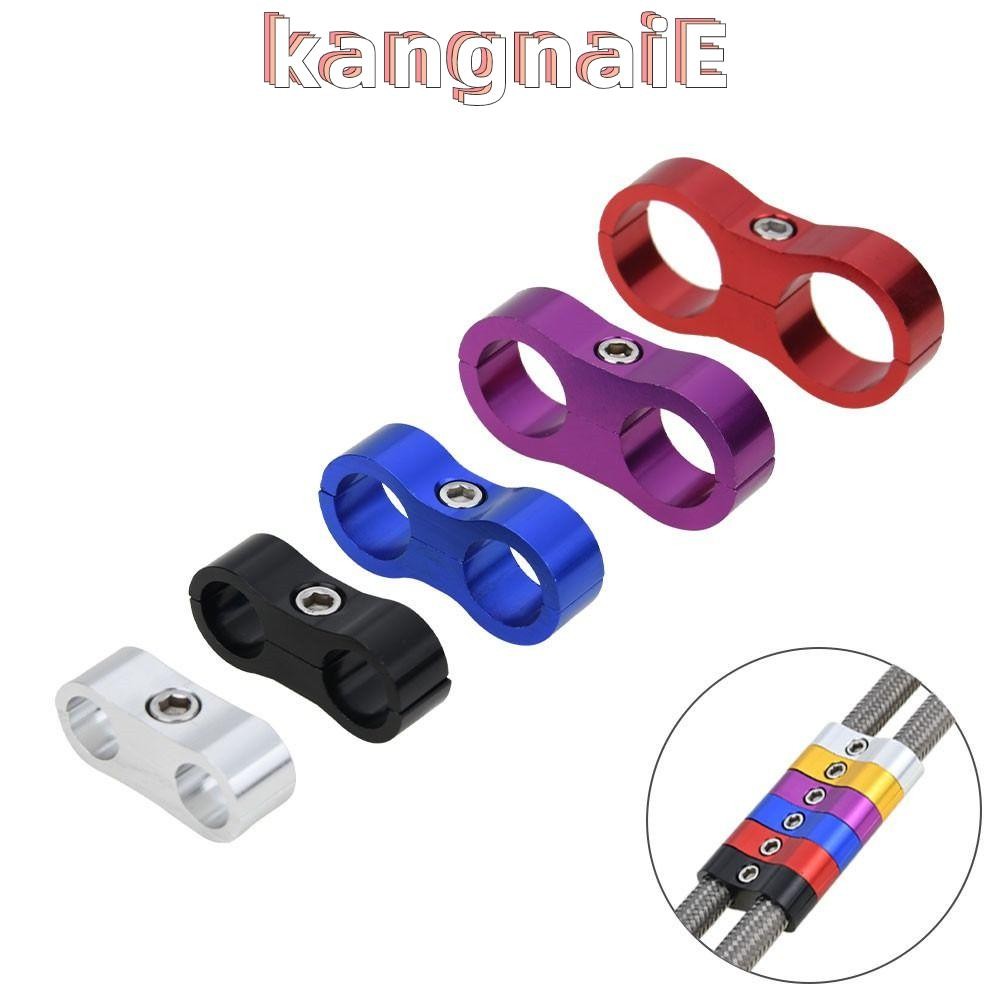 Kangnai Universal ท่อแยก, Double Hole Oil Line Clamp Braid ท่อ Clam ...