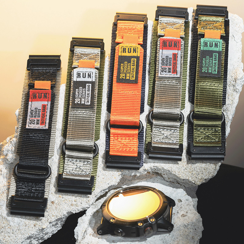 22 มม.26 มม.กีฬาสายไนลอนสําหรับ Garmin Fenix 8 E 7 7X 6 6X 5X Plus/Epix Pro Gen 2 47 มม.51 มม. ...