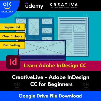 Indesign Video Course-CL - Adobe InDesign CC for Beginners | Learn Indesign* | Shopee Thailand