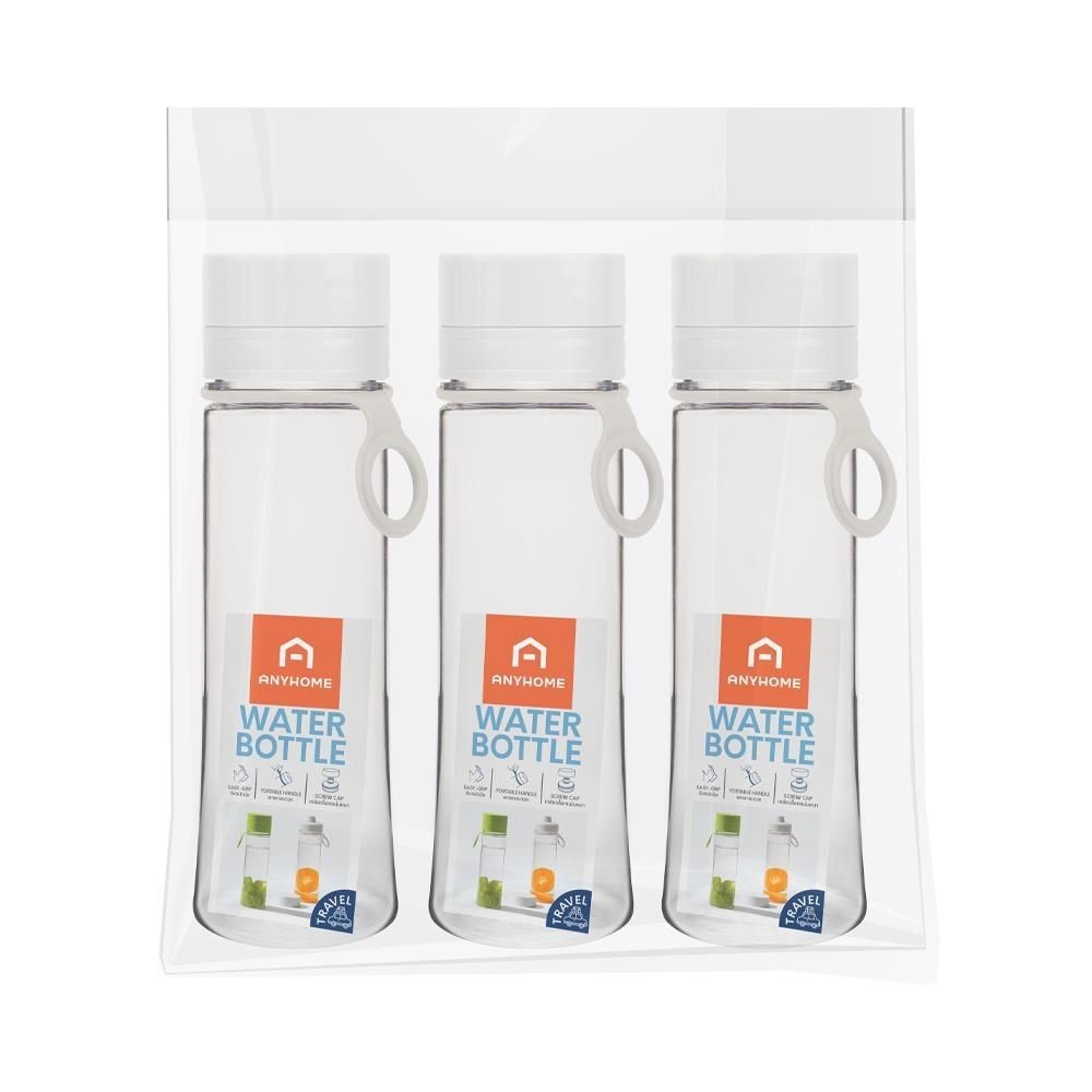 ANYHOME ขวดน้ำ 91812 700 ML สีขาว แพ็ค 3 ชิ้น | Shopee Thailand