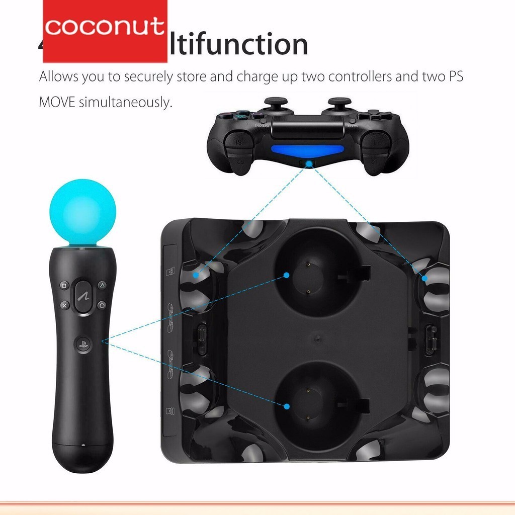 【Coco】แท่นชาร์จควบคุม 1/2 4 in 1 แบบเปลี่ยน สําหรับ 4 in 1 Controller ...
