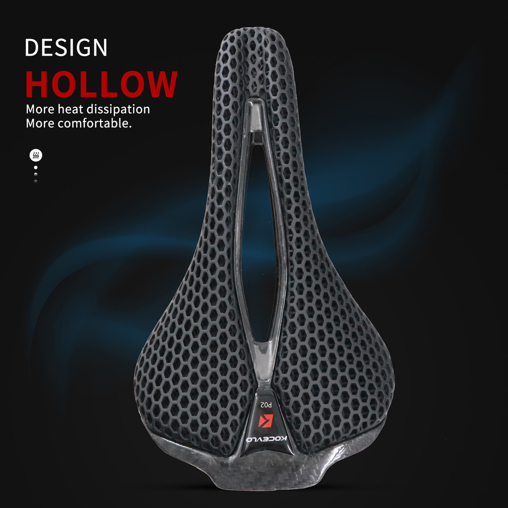 Kocevlo อานนั่งจักรยาน คาร์บอน พิมพ์ลาย 3D สําหรับรถจักรยานเสือภูเขา ...