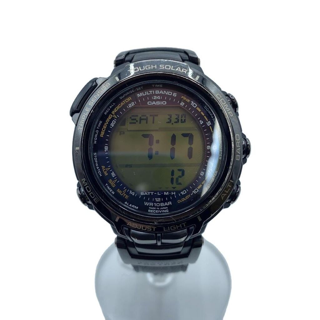 CASIO Wrist Watch Pro Trek Black Men's Solar Digital Direct from Japan ...