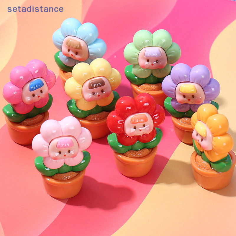 [Setad] บ้านตุ๊กตาจิ๋ว ดอกไม้สี ขนาดเล็ก เฟอร์นิเจอร์ตกแต่งบ้านตุ๊กตา ...