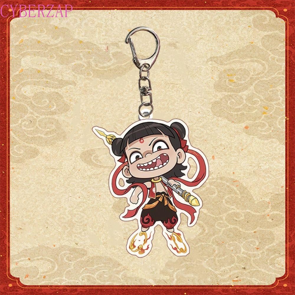 Cyberzap Nezha 2 พวงกุญแจรูป,อะคริลิคจีนตํานาน Nezha 2 Key แหวน,แฟนตาซี ...