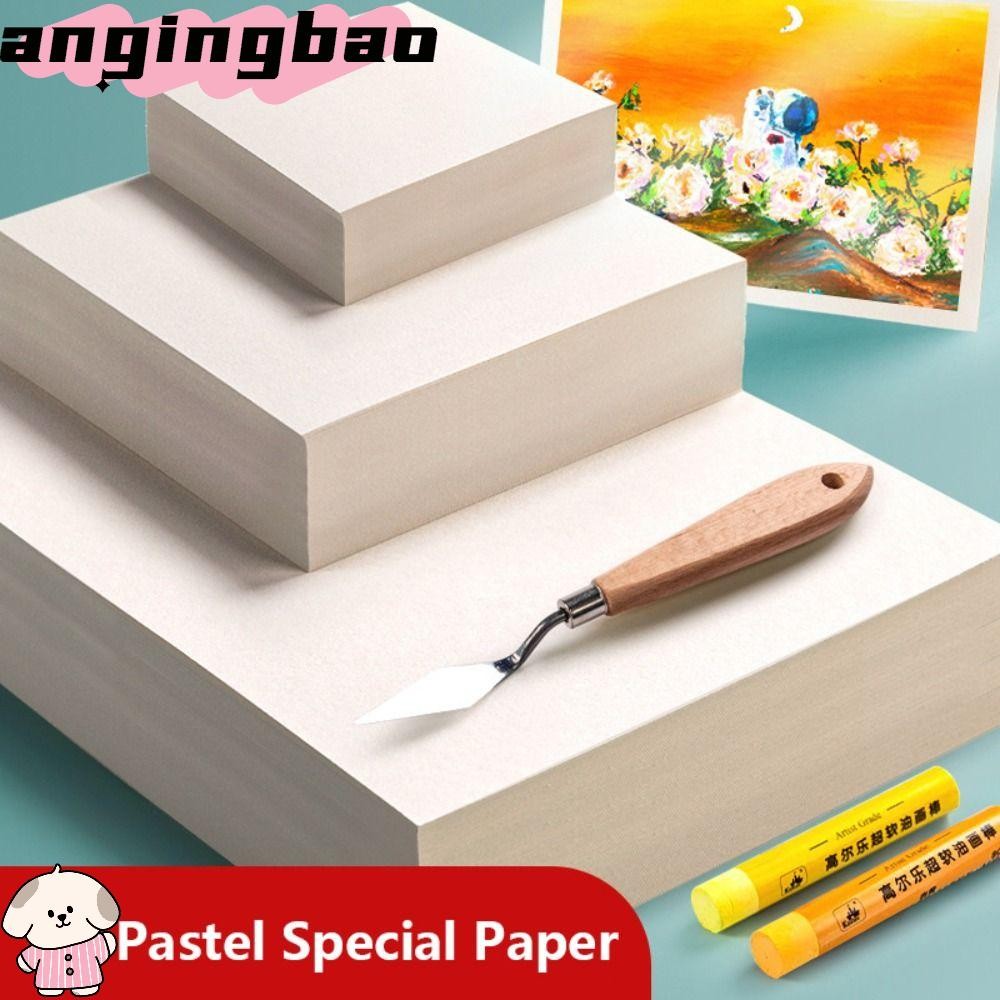 Angingbao 50Sheeps/Set Oil Pastel Special Paper, Blank Square Oil ...
