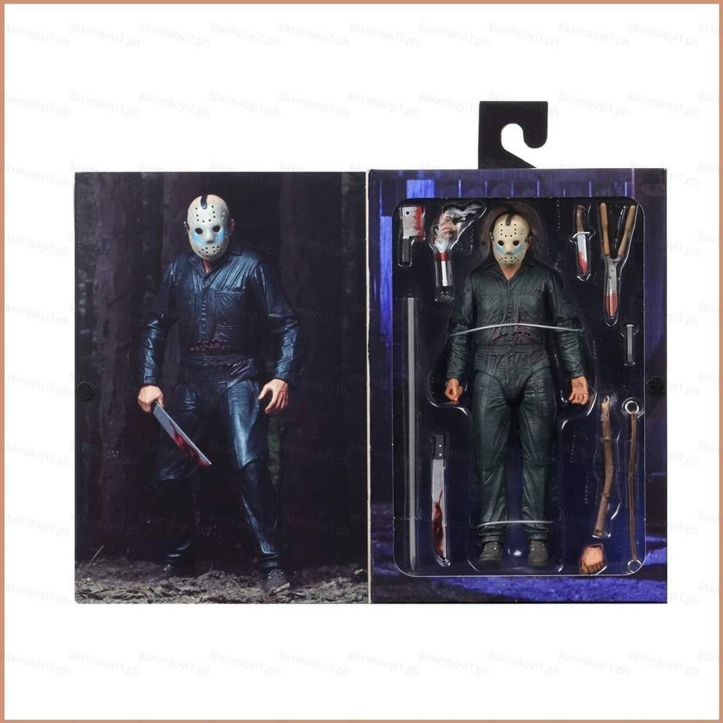 23 NECA Friday the 13th Roy Burns โมเดลฟิกเกอร์ Jason Voorhees ของเล่น ...