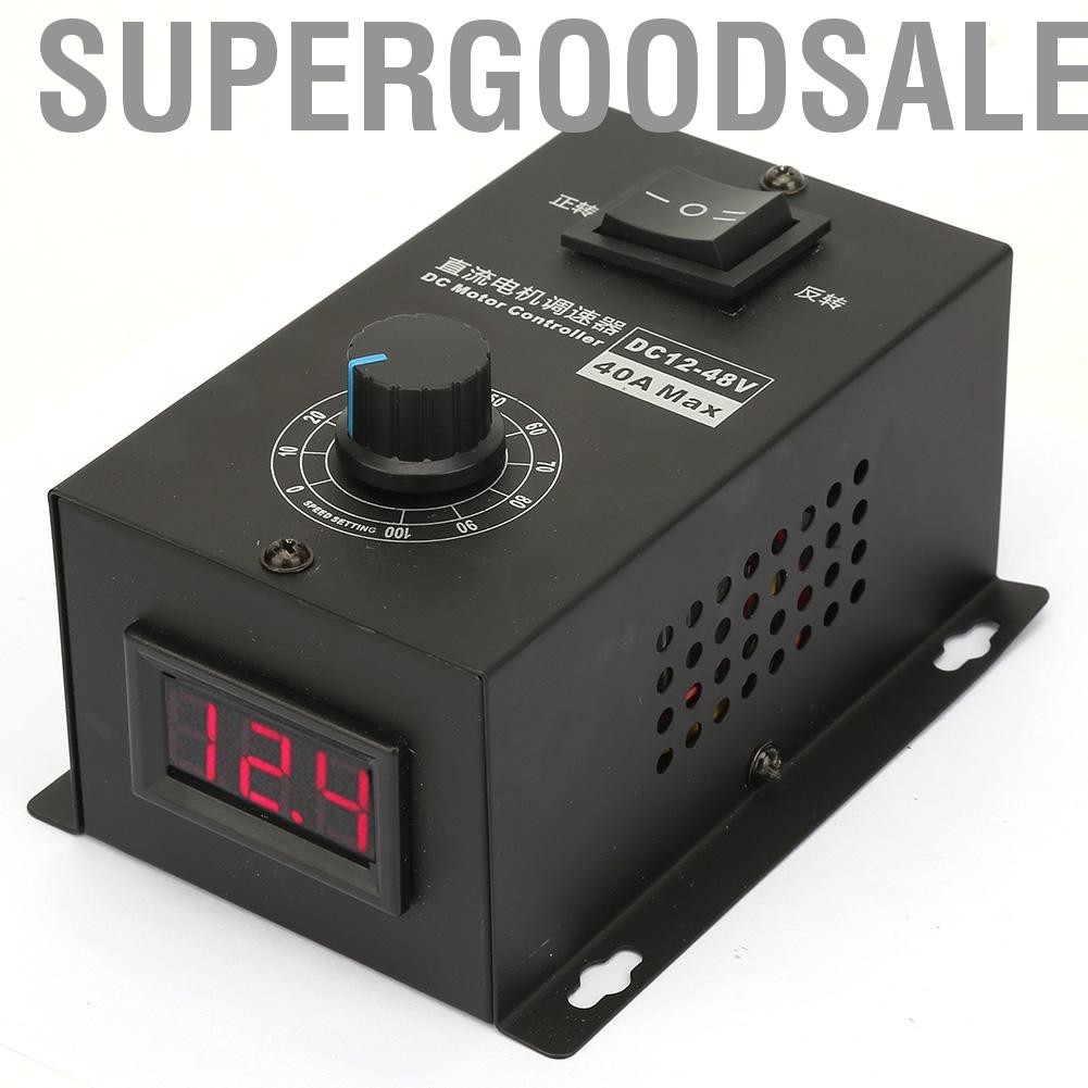 Supergoodsales DC Motor Speed Controller Governor 12V-48V แปรง PWM ...