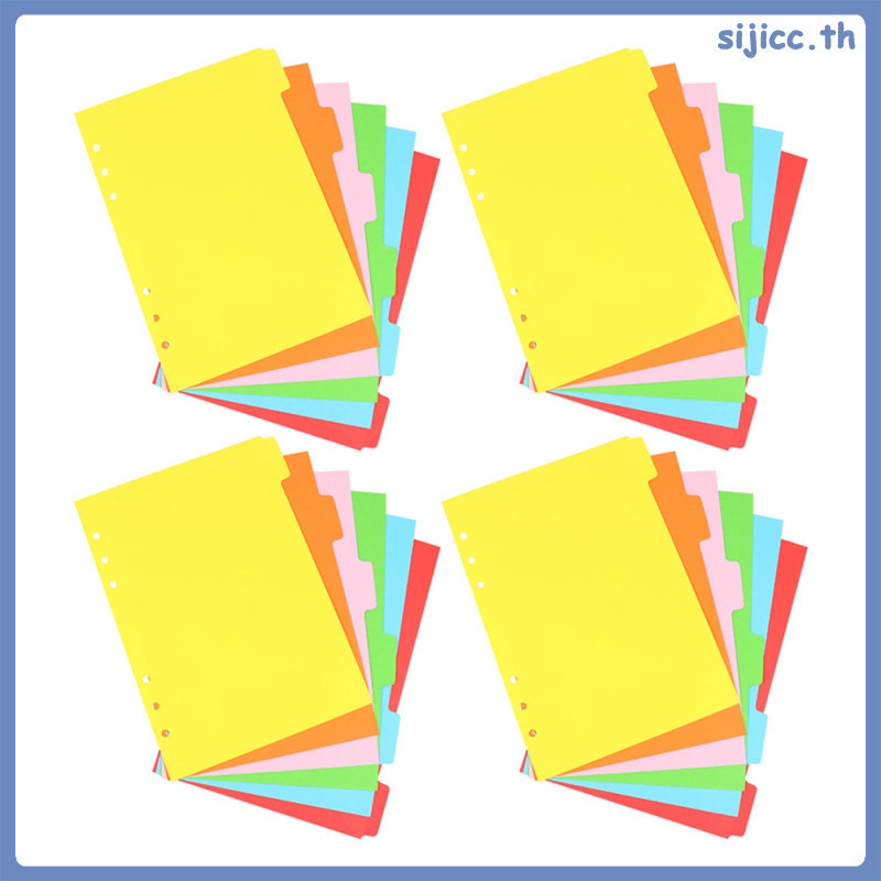ในสต ็ อก 】 Page Marker Notepad Divider Separator Loose-Leaf Papers ...