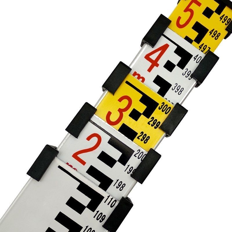 Ruler Level Sopwith Staff 5 M 3 M Telescopic Aluminum Alloy Ruler ...
