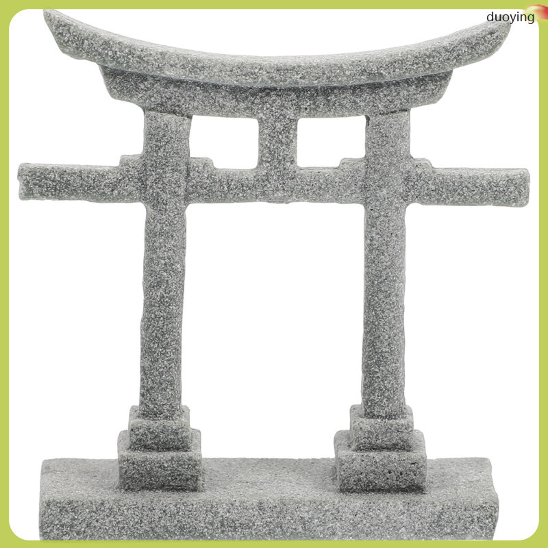 3 ชิ้น Mini Torii Gate รูปปั้นหินญี่ปุ่น Torii Gate รุ่น Aquarium ตก ...