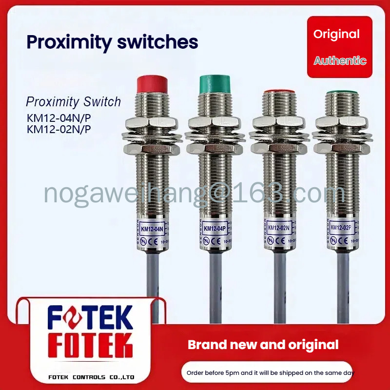 Fotek Proximity switch KM12-04N/04P KM12-04NB/04PB 3 สาย NPN ปกติเปิด /PNP ปกติเปิด | Shopee ...