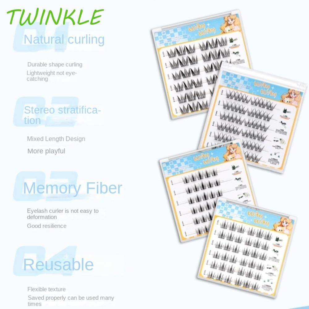Twinkle1 Self-กาวLash Clusters,หวานDIYกาวขนตาปลอม,เครื่องมือความงามส่วนบุคคลยาวนานแต่งหน้ากาวฟรี ...