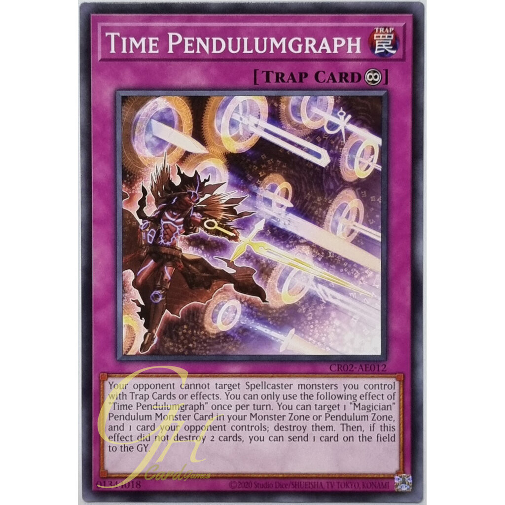 Yugioh [CR02-AE012] Time Pendulumgraph (Common) | Shopee Thailand