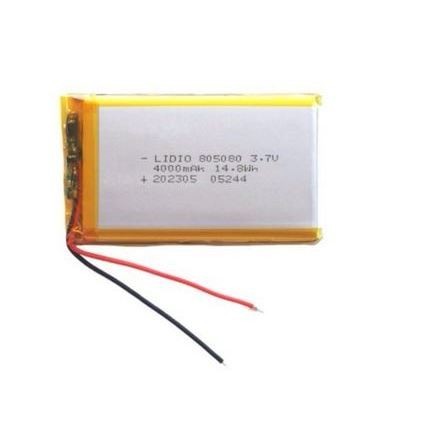 แบตวิทยุสื่อสาร GPS Battery Li-Polymer 805080 3.7V 4000mAh สำหรับ กล้อง ...