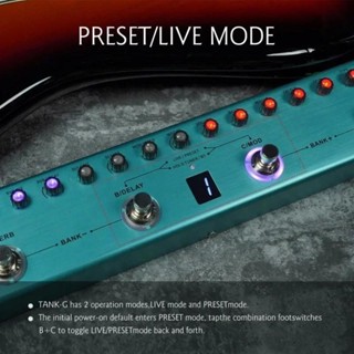 (มีสินค้า)M-vave Tank-G Tank-B YUIMER แป้นเหยียบเอฟเฟคกีตาร์ 36 ที่ตั้ง ...