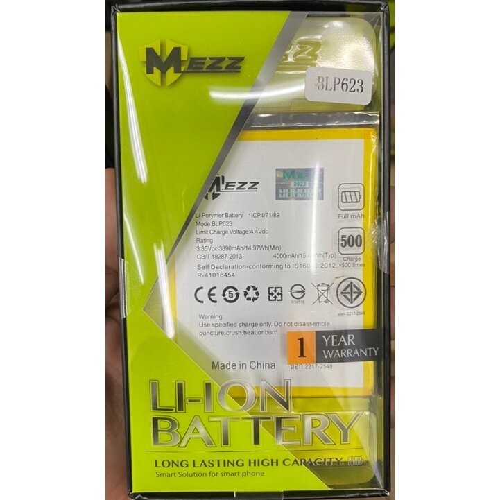 Mezz แบตเตอร์รี่ R9S PLUS / BLP623 / R9SPLUS BATTERY | Shopee Thailand