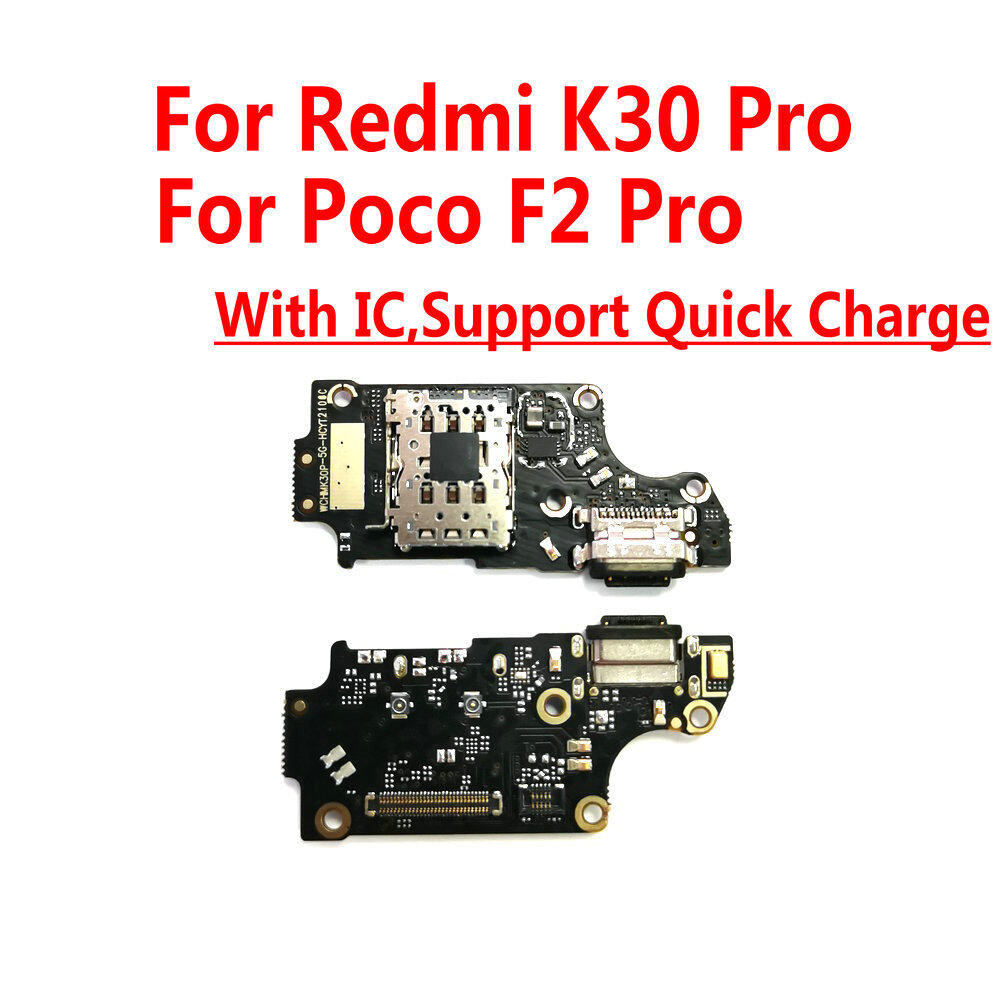 บอร์ดชาร์จ USB PCB อะไหล่ชิ้นส่วน สําหรับ Xiaomi Redmi K30 Pro Mi Poco ...