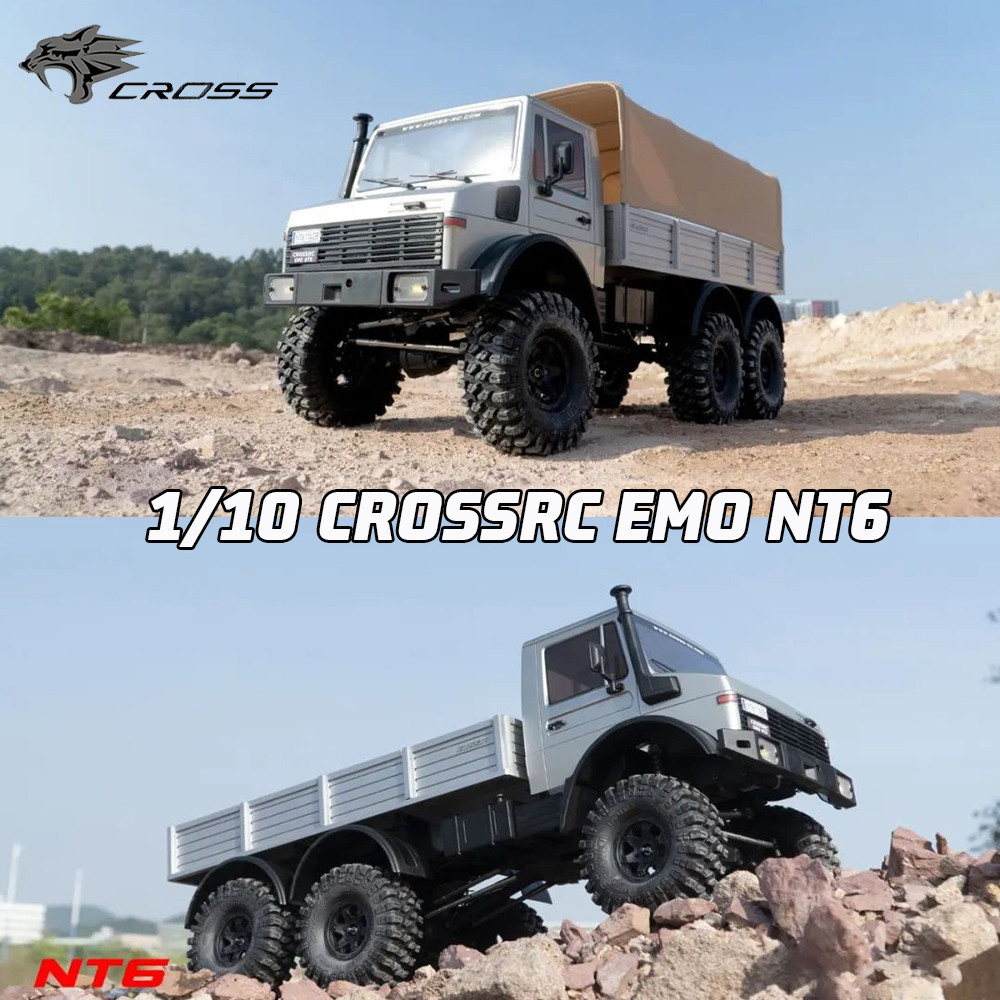 Crossrc EMO NT6 RTR 6WD 6X6 1/10 RC รีโมทคอนโทรลไฟฟ้ารุ่นรถ Off-Road ...