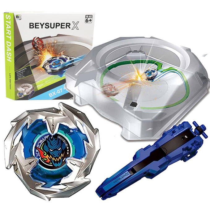 เบย์เบลด X BX-07 Start Dash Set BX-01 Dran Sword พร้อมตัวปล่อย และสนามเด็กเล่น สําหรับเด็กผู้ชาย ...