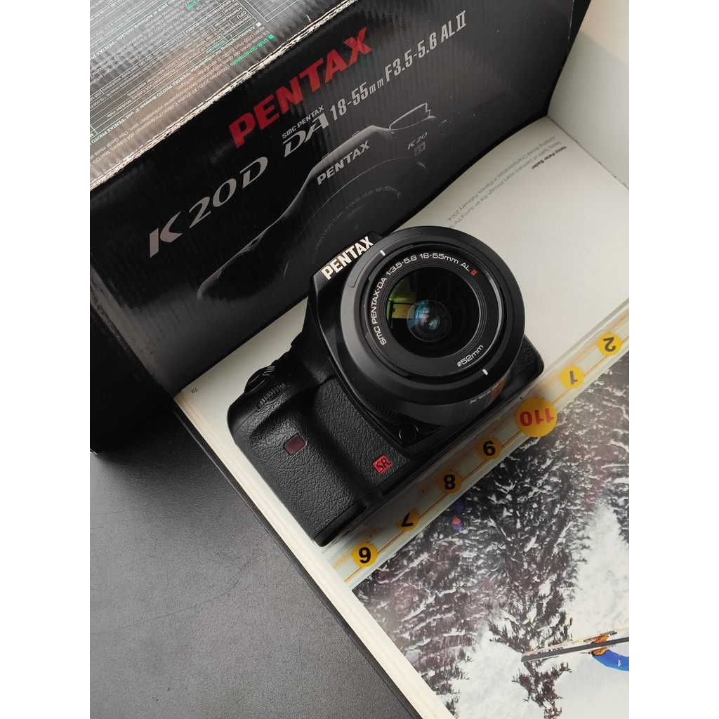 กล้องฟิล์มมือสอง PENTAX K20D with SMC Pentax-DA 18-55mm F3.5-5.6 AL II | Shopee Thailand