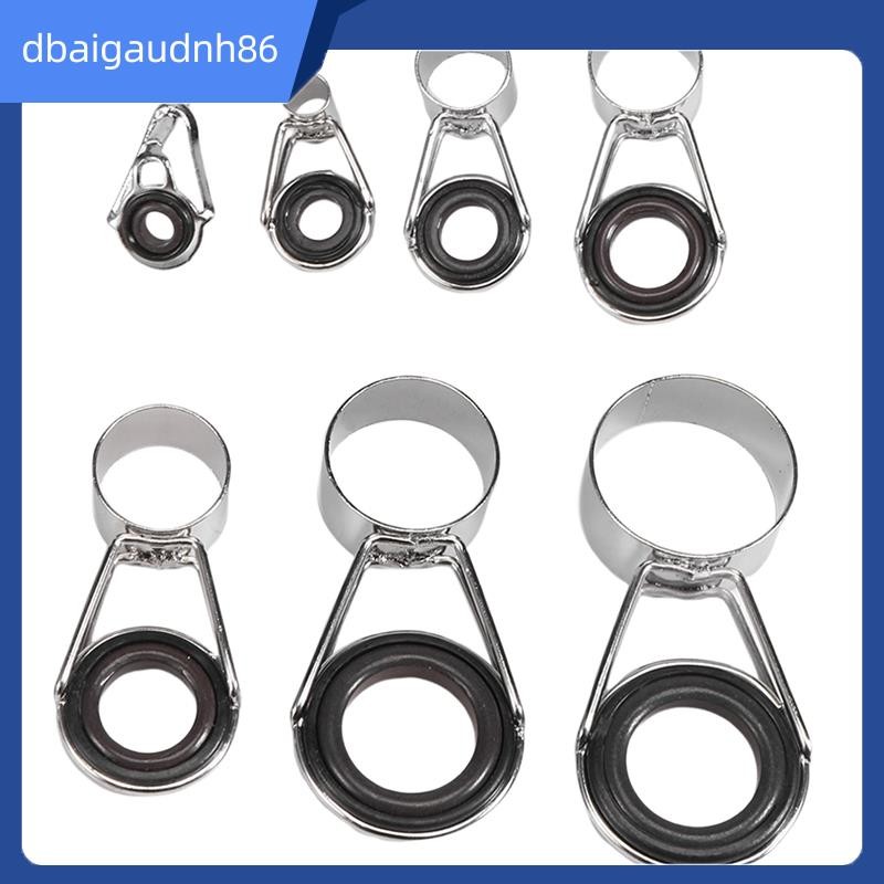 READY Stock7pcs Fishing Rod Guides Tip 7 ขนาด Telescopic Tip Repair Kit ...