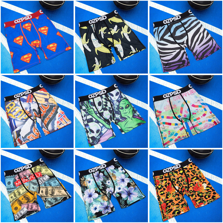 กางเกงในชายพิมพ์ลายระบายอากาศ OZPSD | Shopee Thailand