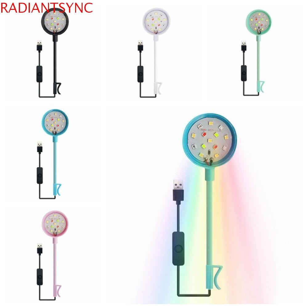 Radiantsync โคมไฟตู้ปลา, ไฟ LED สี Aquarium พืช, อุปกรณ์ตู้ปลา USB-Plug Mini พร้อมคลิปโคมไฟถัง ...