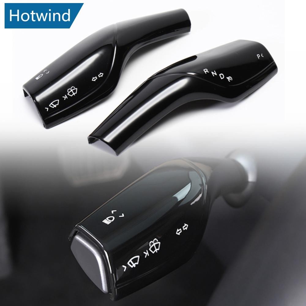Hw 2 ชิ้นรถ Shift Knob เกียร์ Lever ตกแต่งฝาครอบสําหรับ Tesla รุ่น 3 Y ...