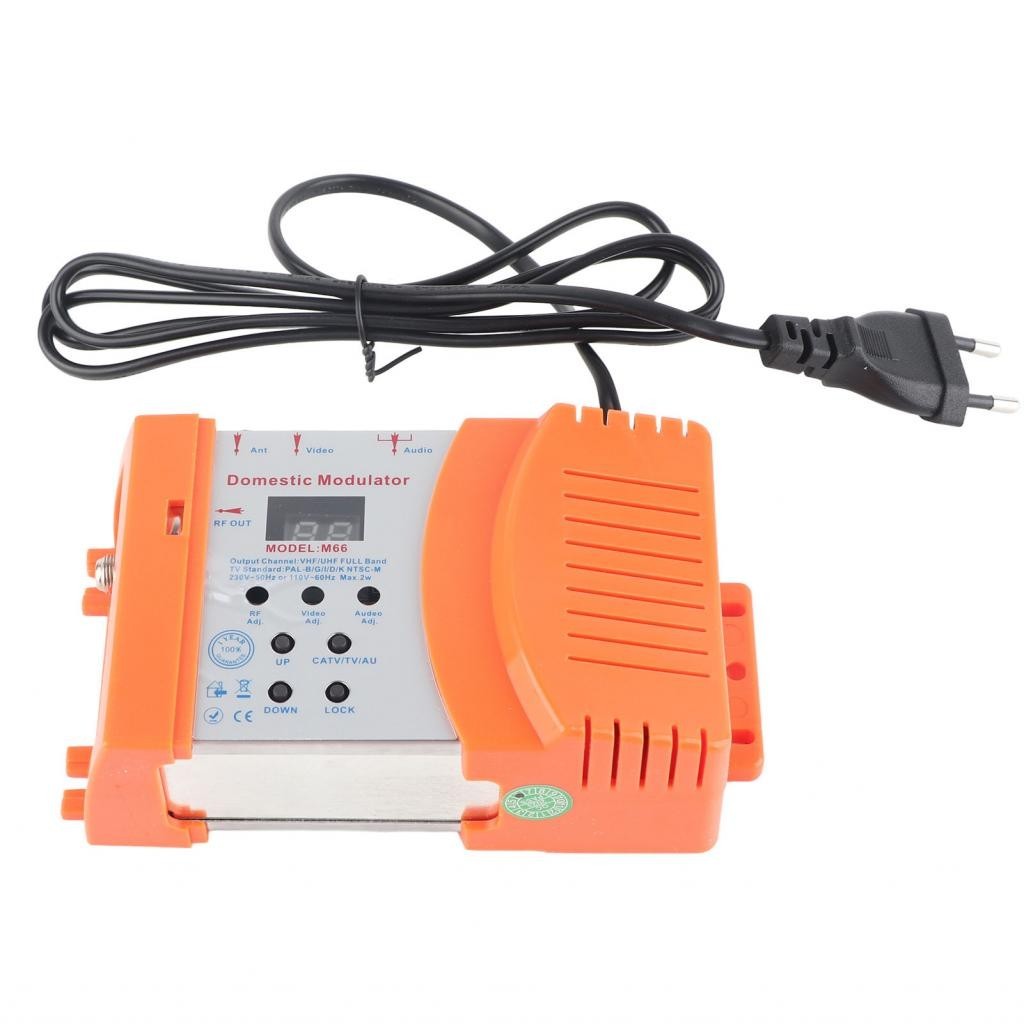 M66 VHF/UHF Modulator Professional Humanized AV TO RF Home Working ...