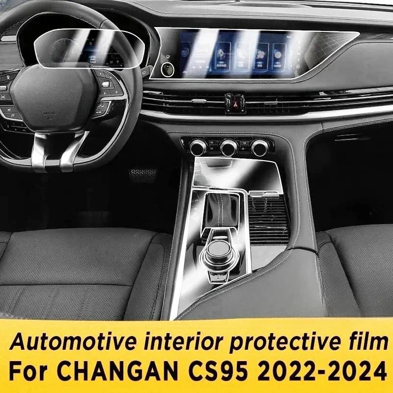 ฟิล์ม TPU ป้องกันรอยขีดข่วน ติดคอนโซลกลางประตูรถยนต์ สําหรับ CHANGAN CS95 2022-2024 | Shopee ...