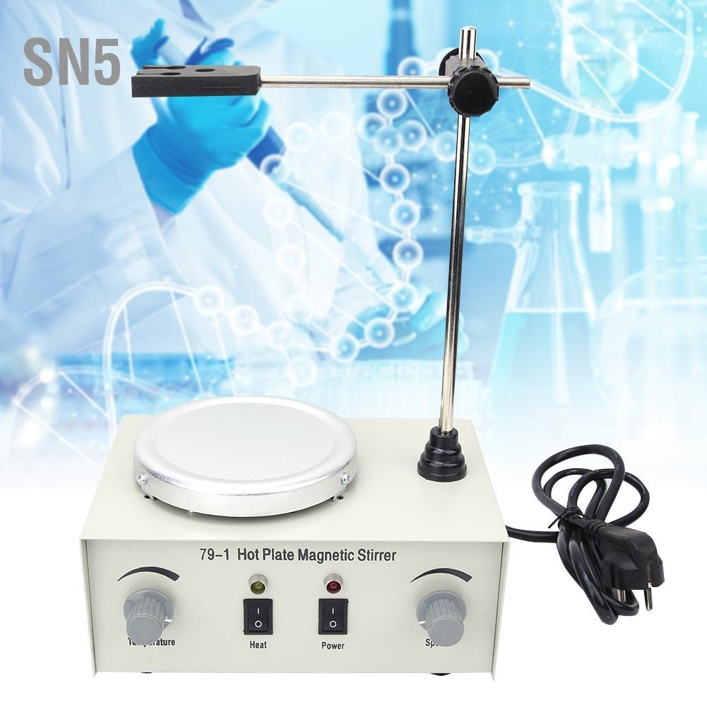 SN5 Professional ห้องปฏิบัติการไฟฟ้าเครื่องทำความร้อนแบบพกพา Magnetic Liquid Stirrer เครื่องผสม ...