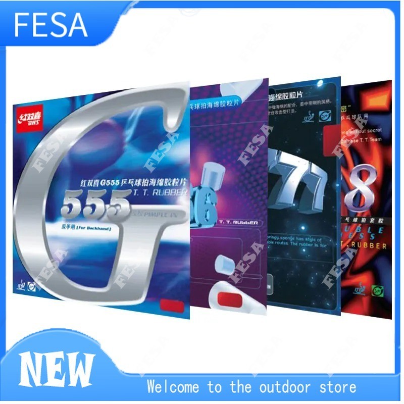 ยางปิงปอง พร้อมฟองน้ํา DHS G555 G666 G777 G888 (Quick Attack / Loop) | Shopee Thailand