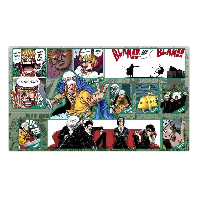 OPCG Card Mat DIY One Piece Table Mat Pirate Adventure Tabletop Game ...