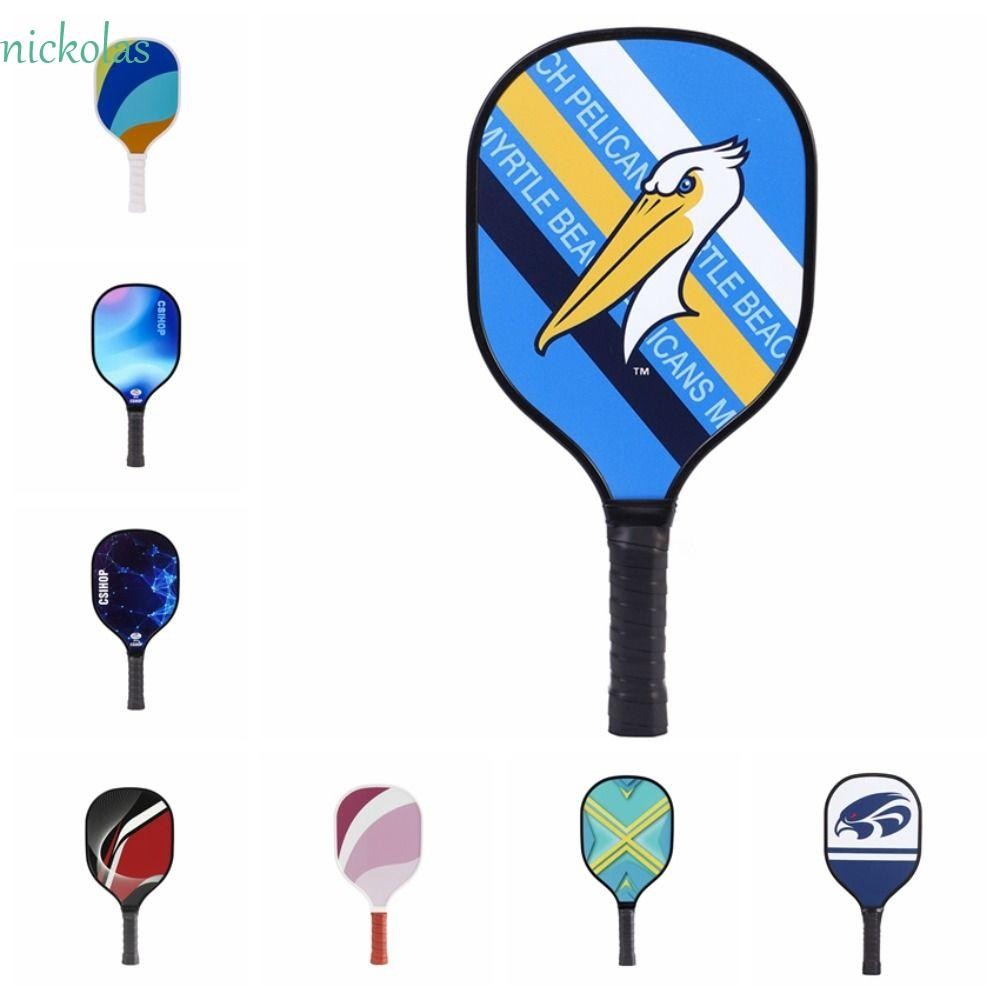 Nickolas พายลูกชิ้น, ไม้ลื่น Pickle Ball Racket, Professional Ribbed ...
