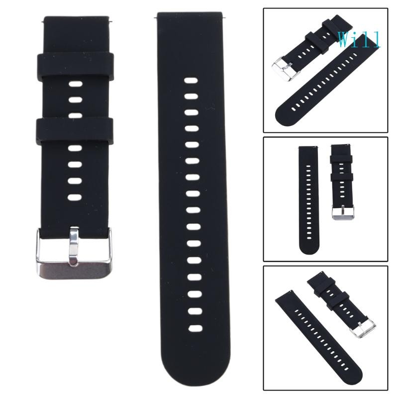 Will Silica-Strap Quick Release Belt สมาร์ทวอทช์สร้อยข้อมือวงแฟชั่นสายรัดข้อมือกีฬา | Shopee ...