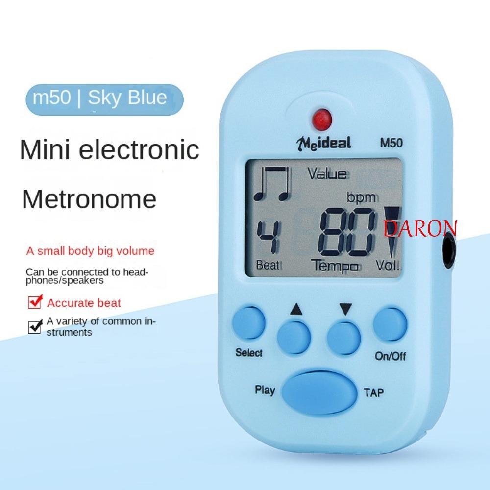 Daron Mini Metronome, Dual-channel Professional Clip-on Pocket ...