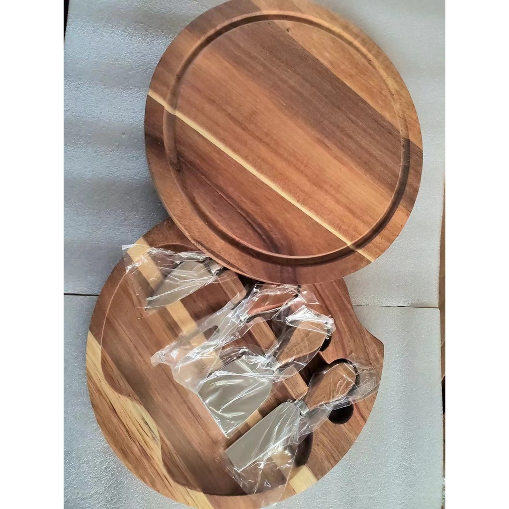 Board Mini Cutting Board Solid Wood Outdoor Portable Chopping Board ...