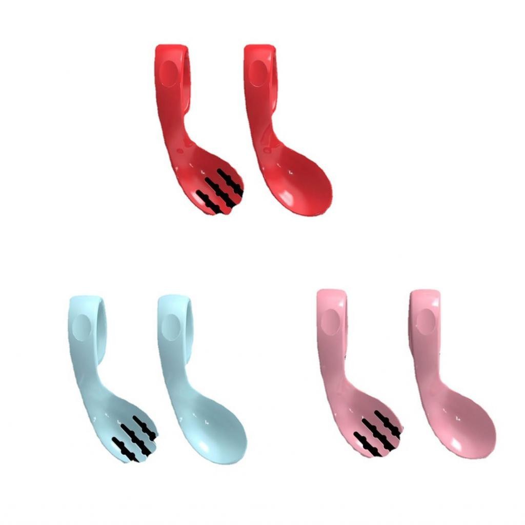 Baby Bendable Spoon Arc Shaped Small Mouth reusable Training Spoons for ...