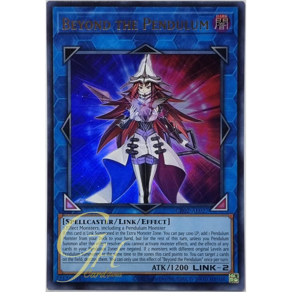 Yugioh [CR02-AE027] Beyond the Pendulum (Ultra Rare) | Shopee Thailand